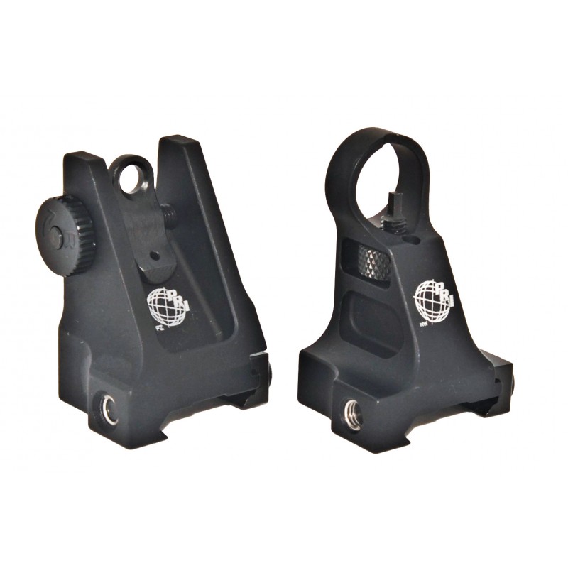 PRi Fixed Front and Rear Sight w/Thumb Wheel Adj.